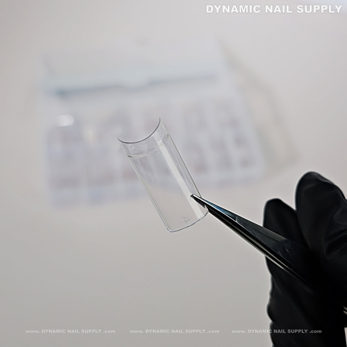 Medium Square Nail Tips (Not C-Curve) - Medium Size Long Straight Shap ...