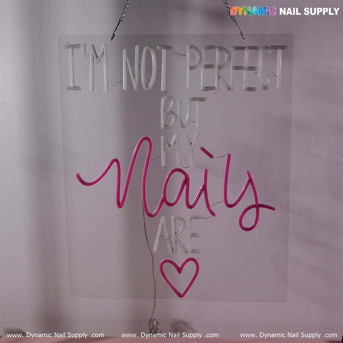 "LOVE NAILS" Bright LED Sign for Salon, Spa & Beauty Room Decor ...