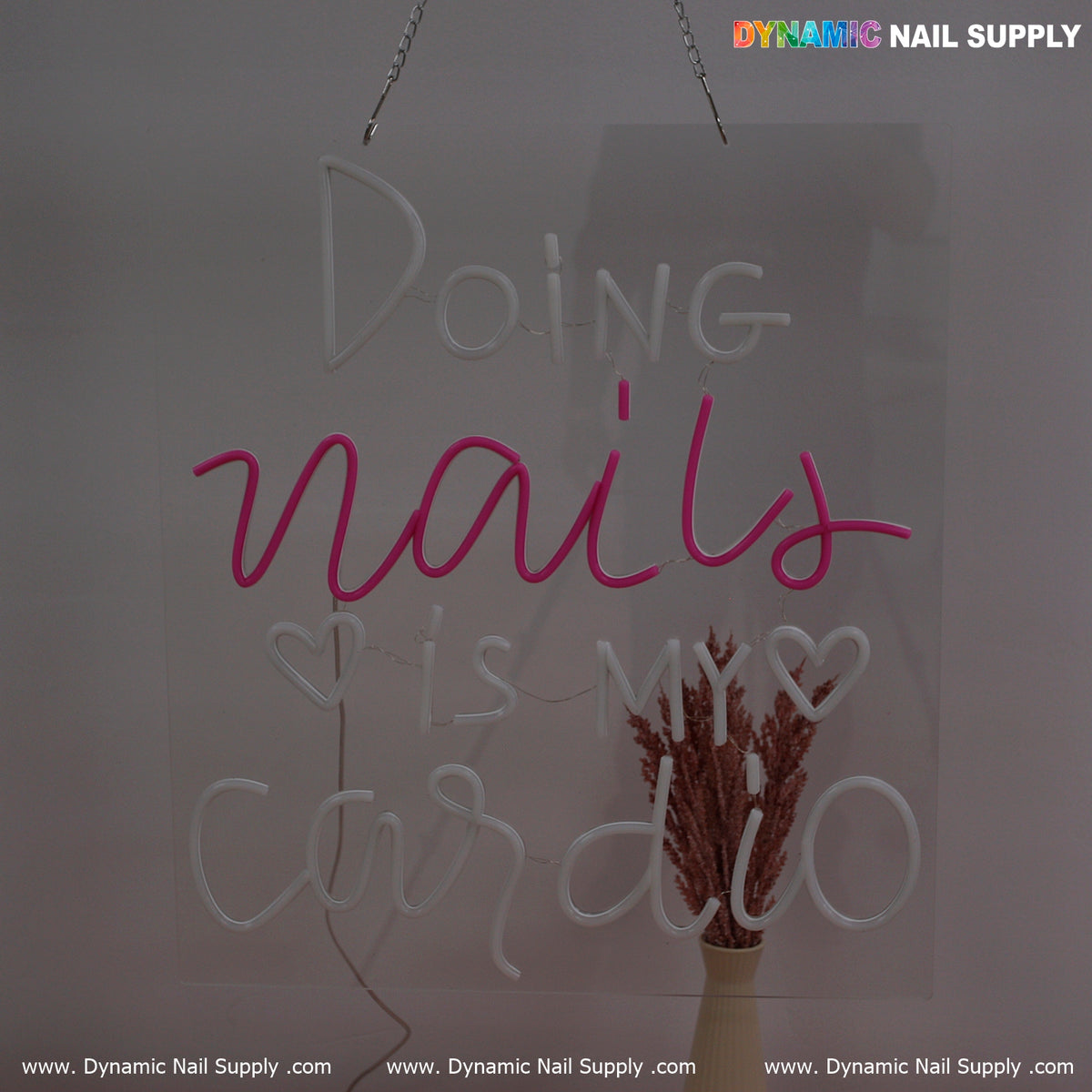 Glow-Up "Nails" Neon Sign – Bright, Colorful LED Wall Light for Beauty ...