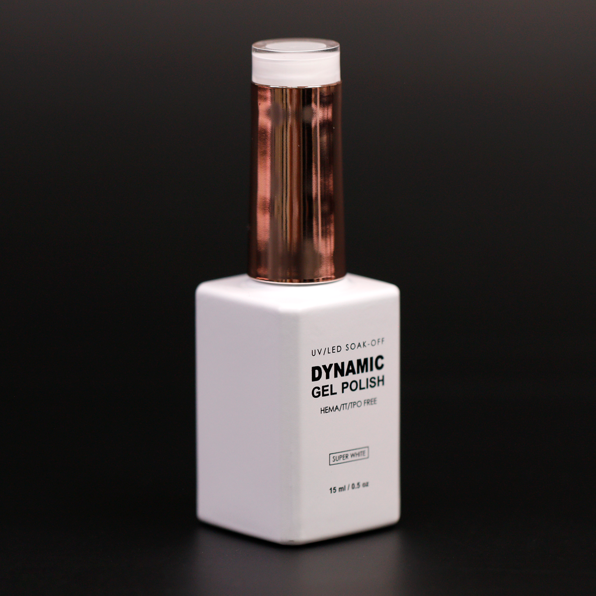 Dynamic Super White Gel Polish (No-HEMA) High-pigmented Solid White Sh ...