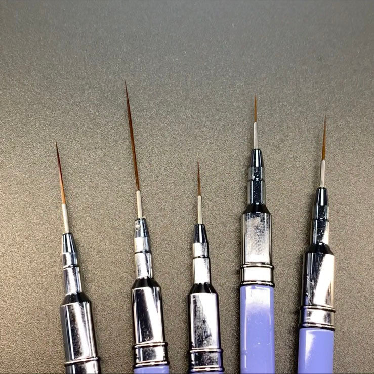 Dynamic® New Liner Brush Set for Fine and Thin lines (with supporting ...