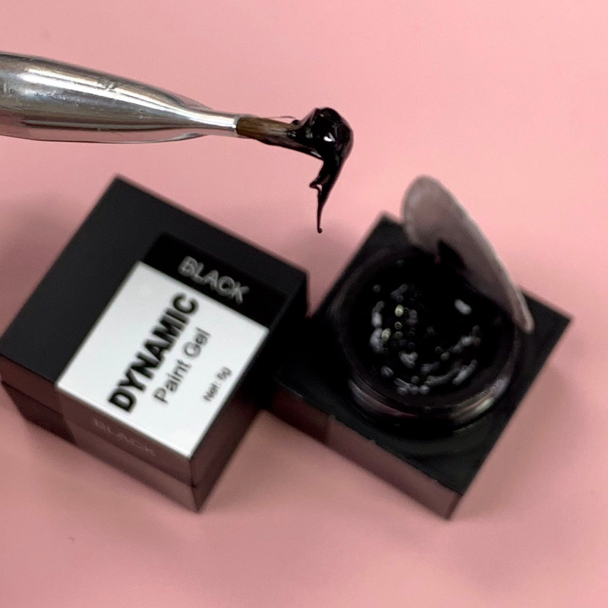 Dynamic BLACK painting gel (thick texture gel polish) – Dynamic Nail Supply