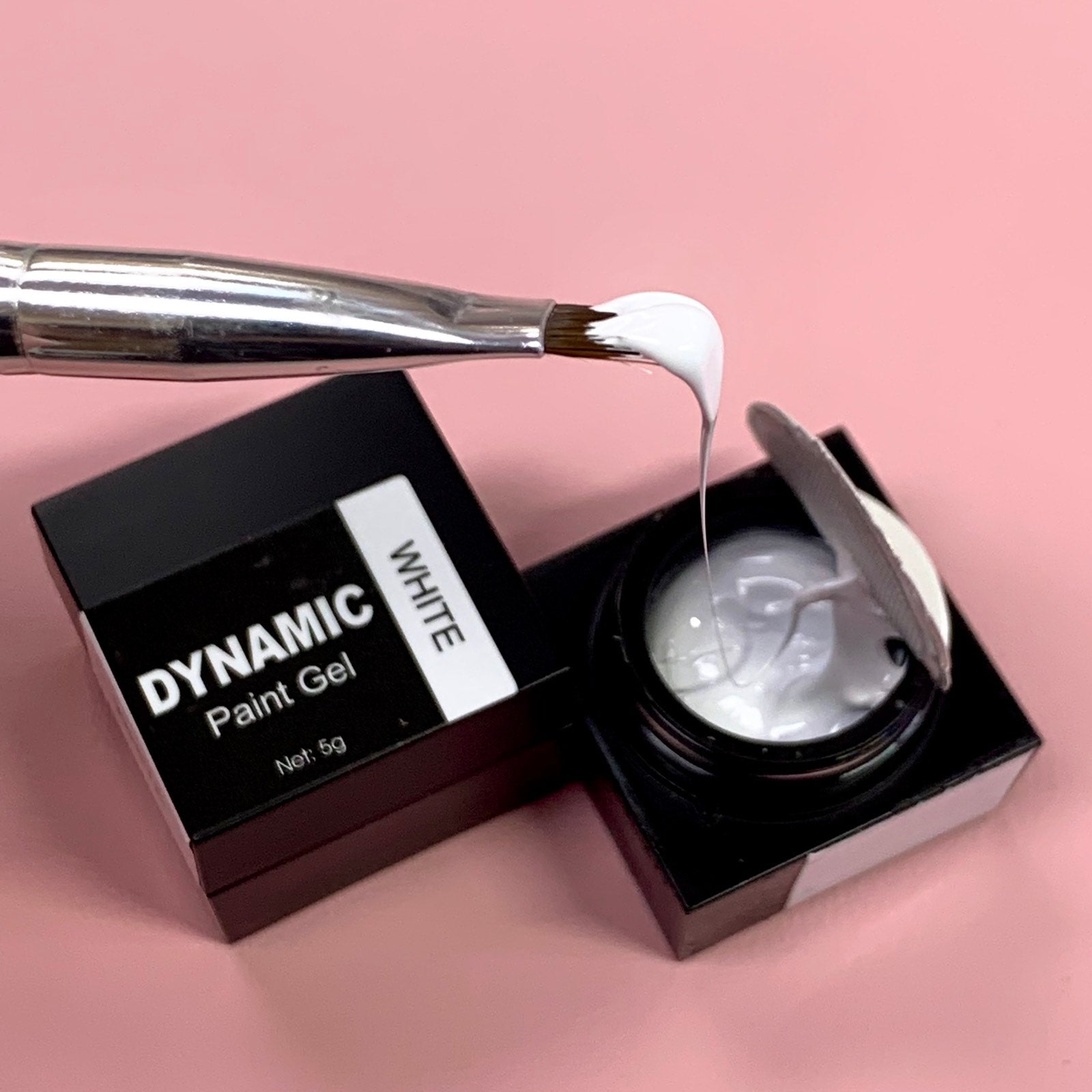 Dynamic WHITE painting gel (thick texture gel) – Dynamic Nail Supply