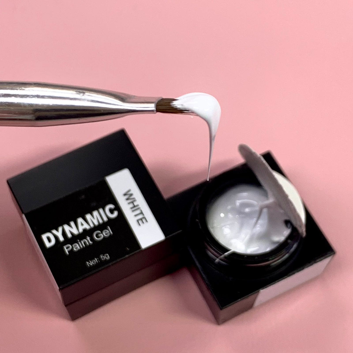 Dynamic WHITE painting gel (thick texture gel) – Dynamic Nail Supply