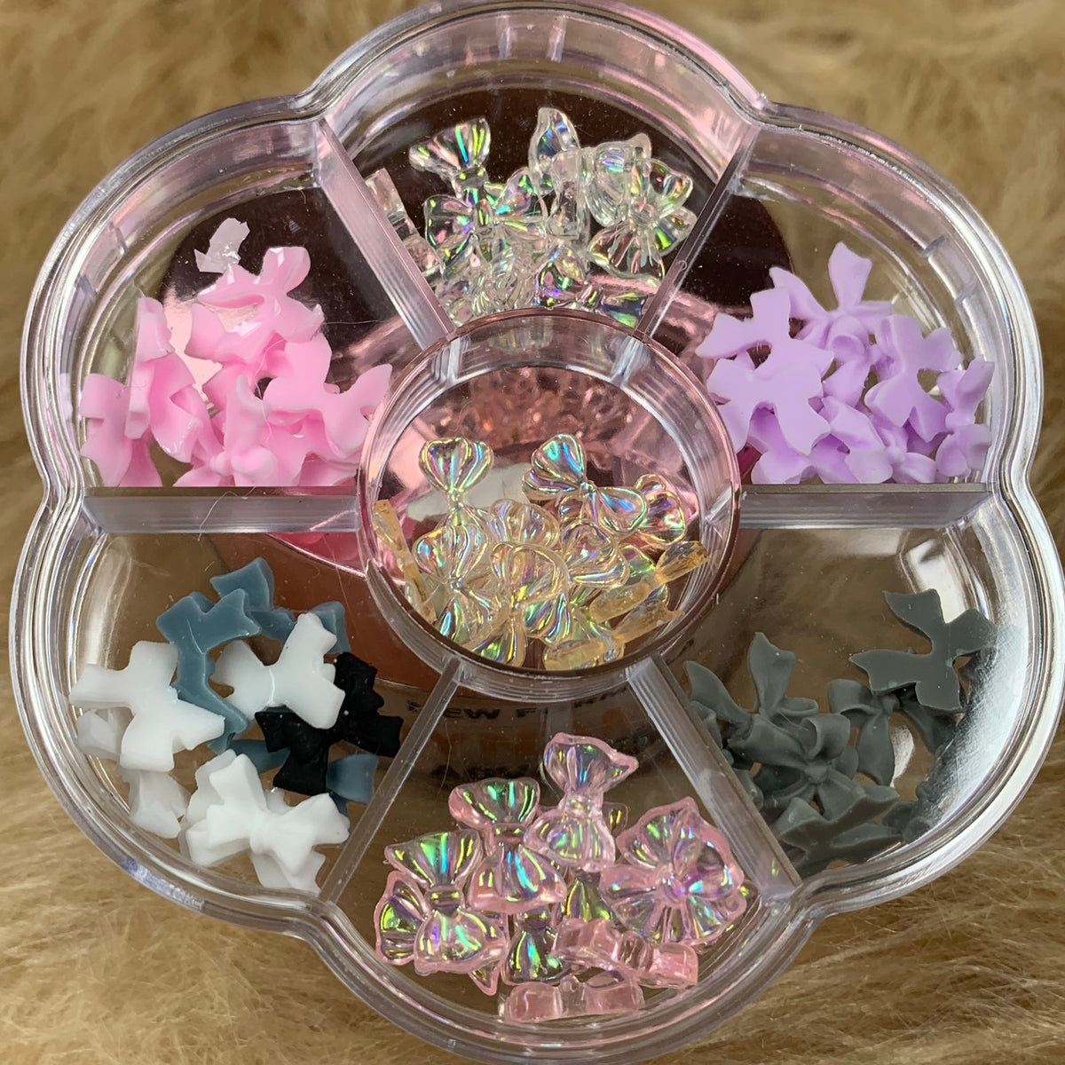Multi-color resin bows set for nails art design – Dynamic Nail Supply