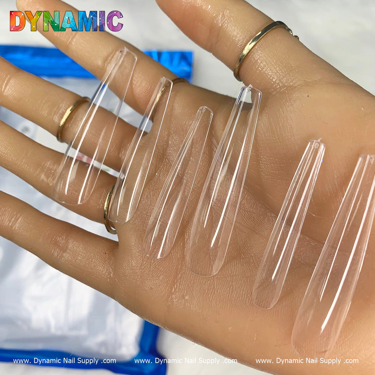 XXXL Coffin Full-cover Tips - 3XL Soft gel press on Coffin tip (504 pc ...