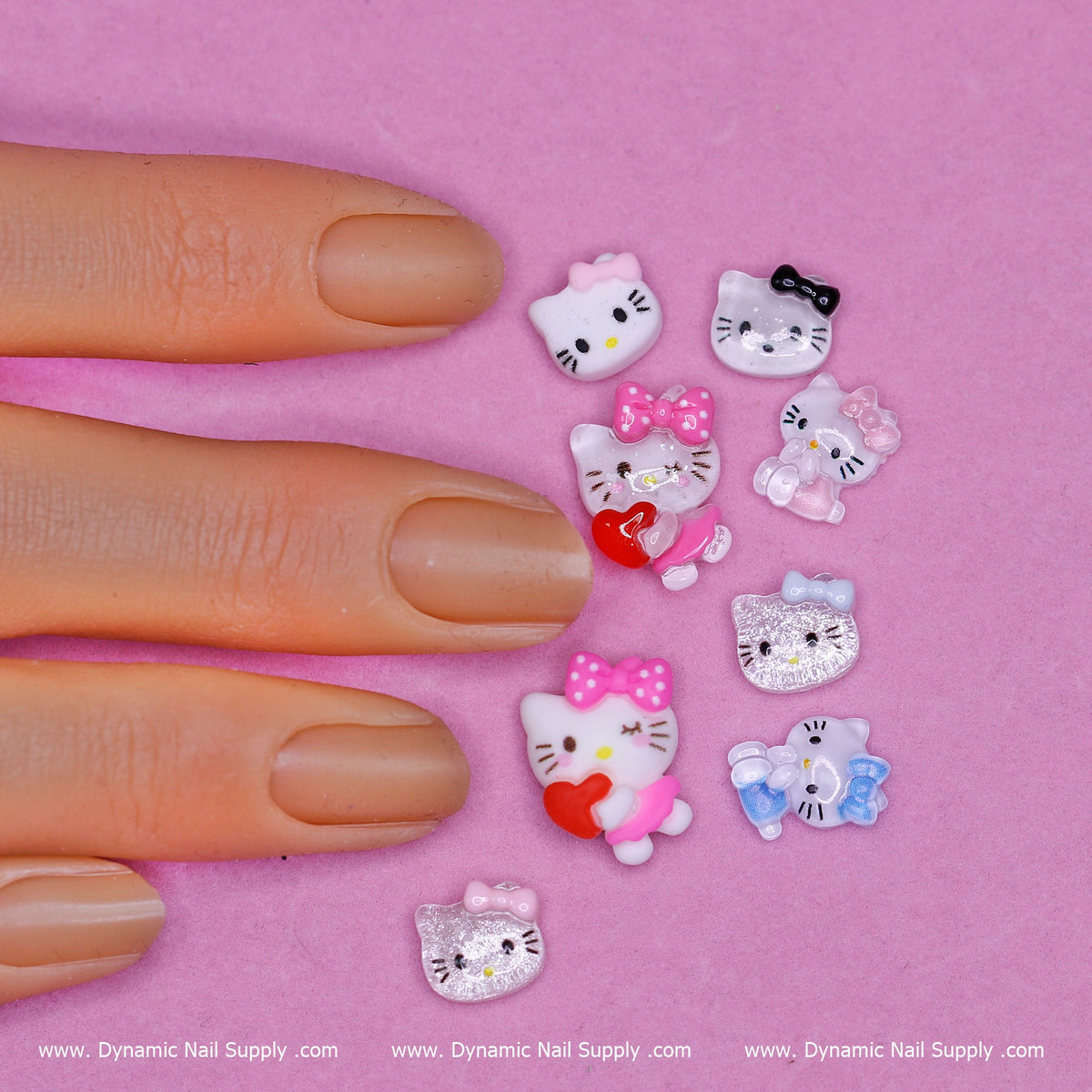 Hello Kitty Acrylic Nail Designs