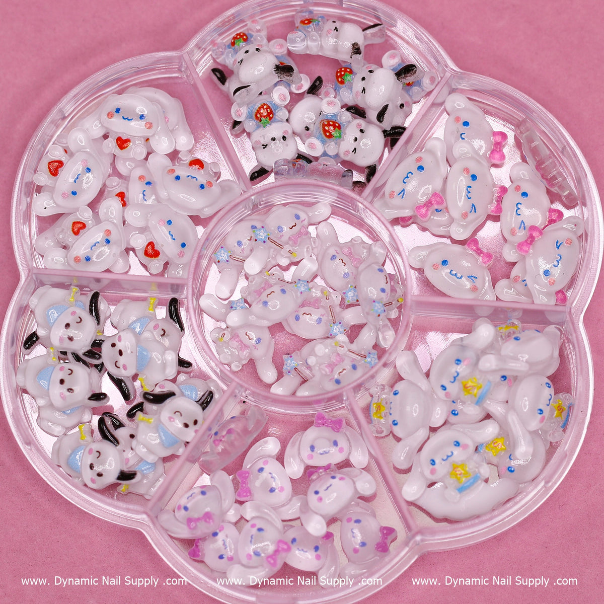 70 pcs Cute Kawaii Cartoon Character charms for Nails Art Design ...