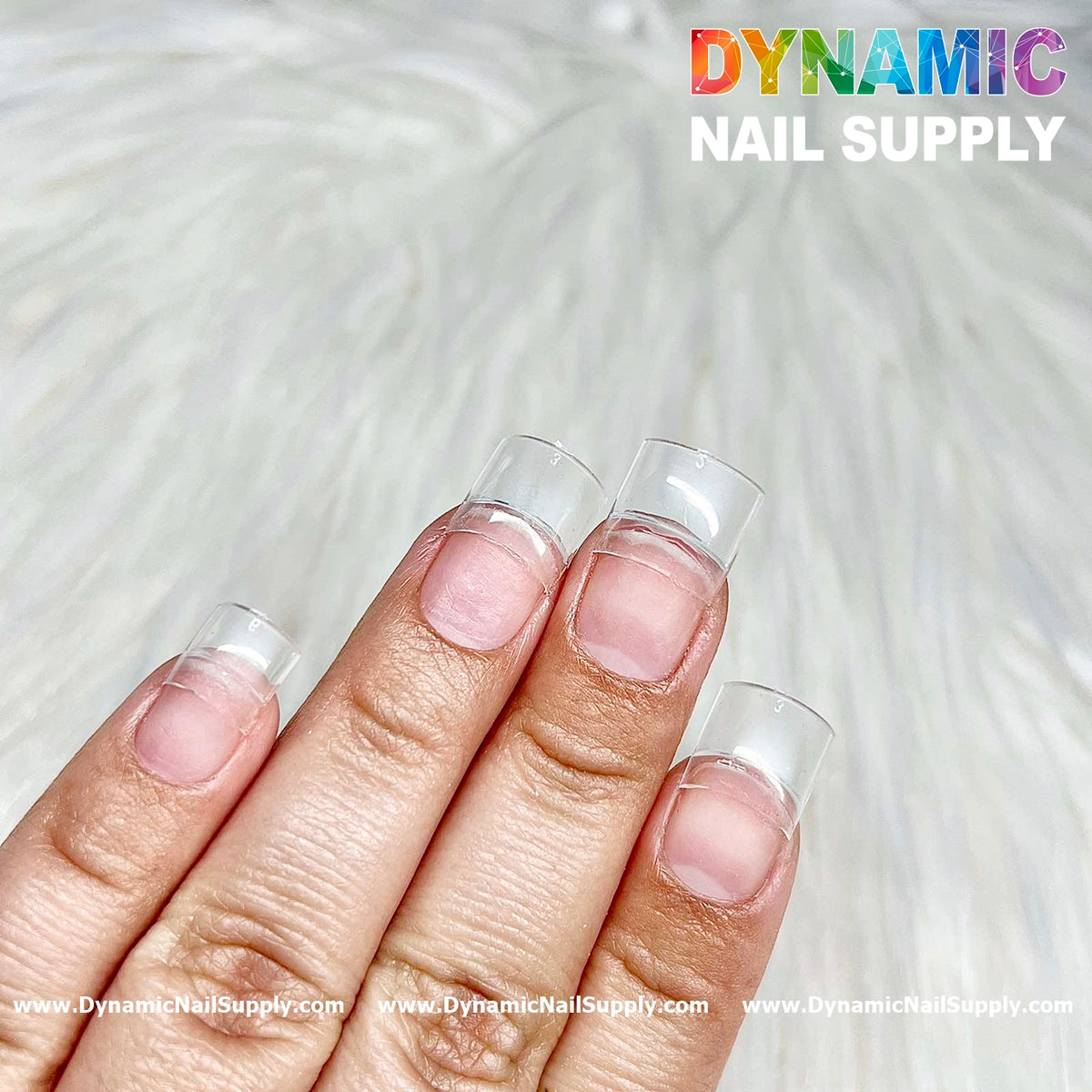 Short Square Tips Box from Dynamic Nail Supply