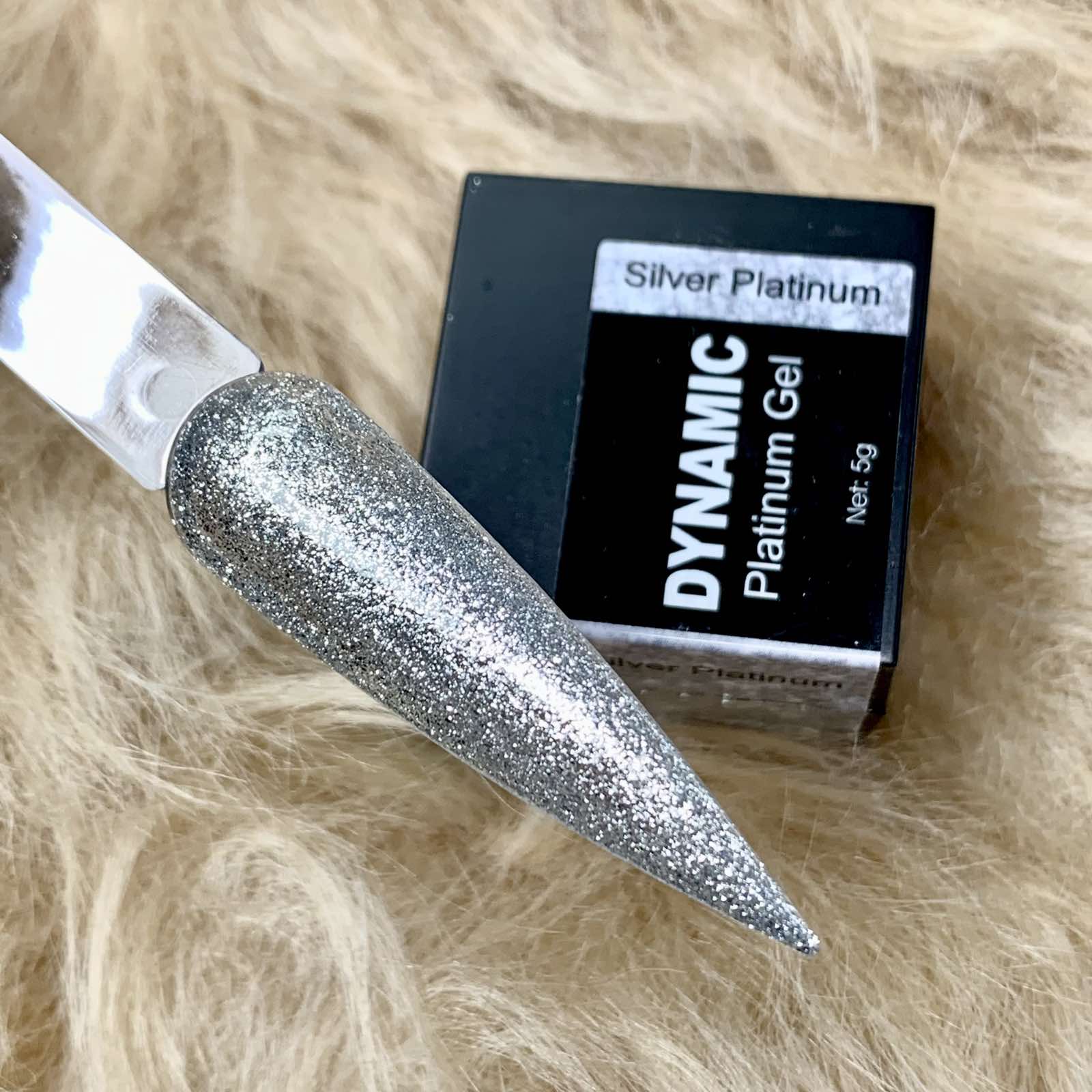 Super Sparkle Silver Platinum Gel for Line Painting Works Nails Art De ...