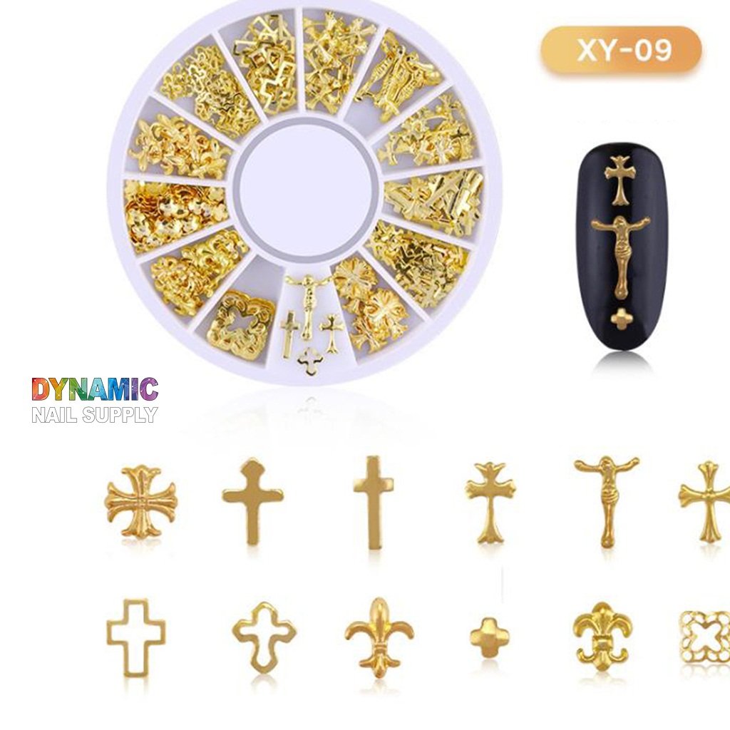 Gold Metal Frame for Nail Art Designs - Part 2 – Dynamic Nail Supply