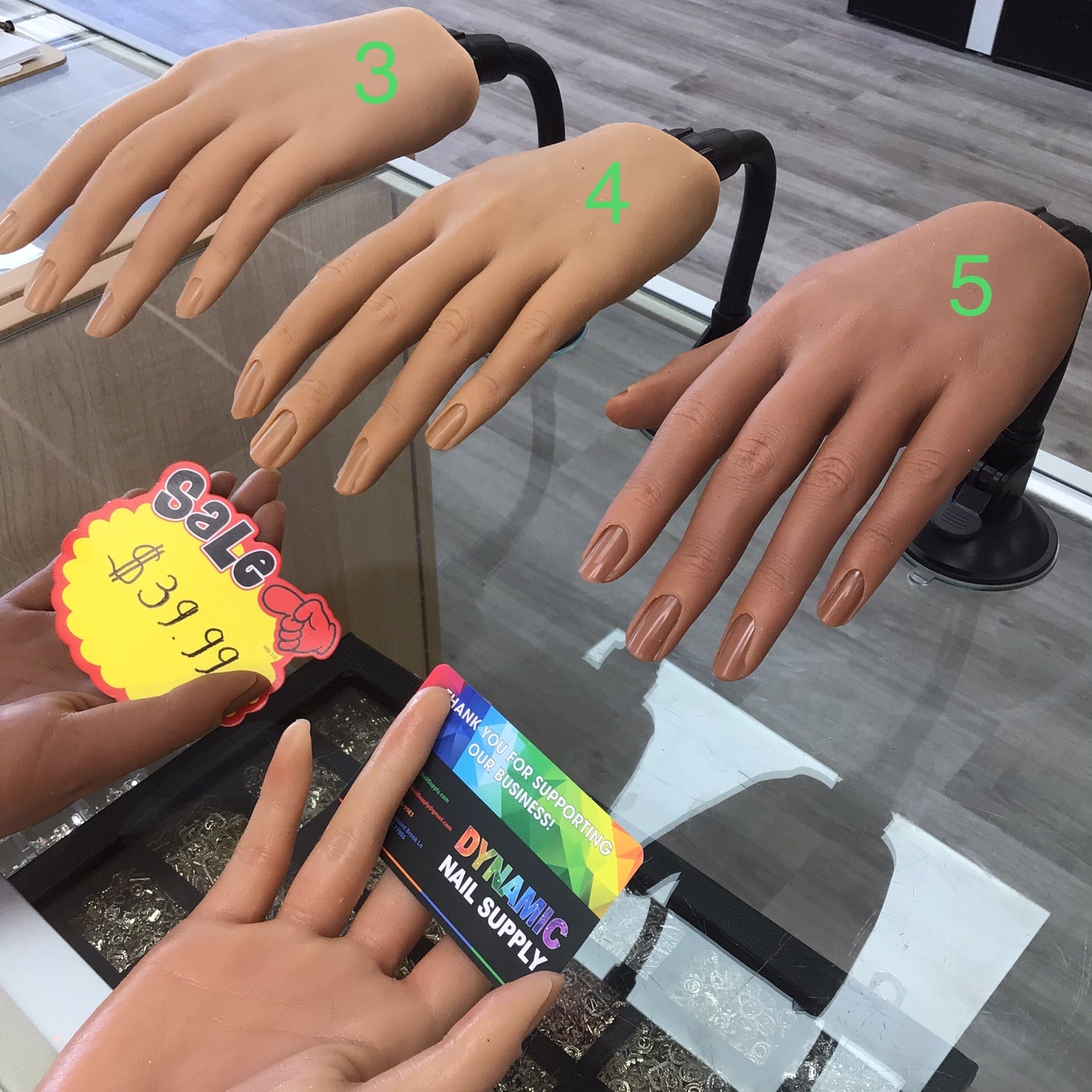 (Flash Sale $39.99) Poseable Silicone Hands and fingers for Practice o ...