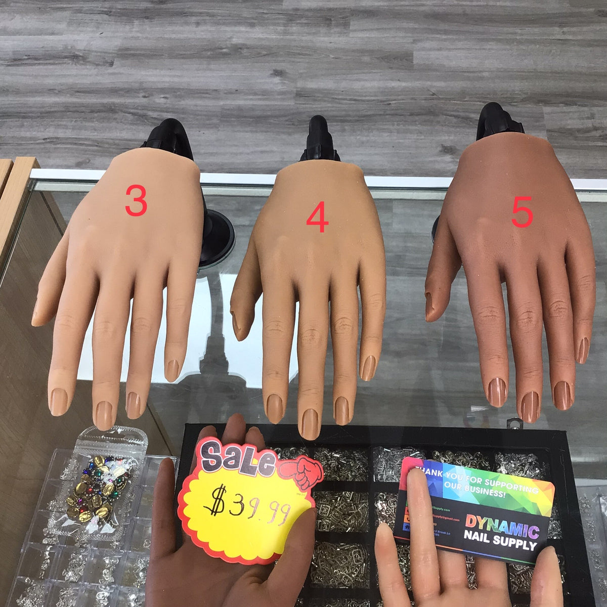 (Flash Sale $39.99) Poseable Silicone Hands and fingers for Practice o ...