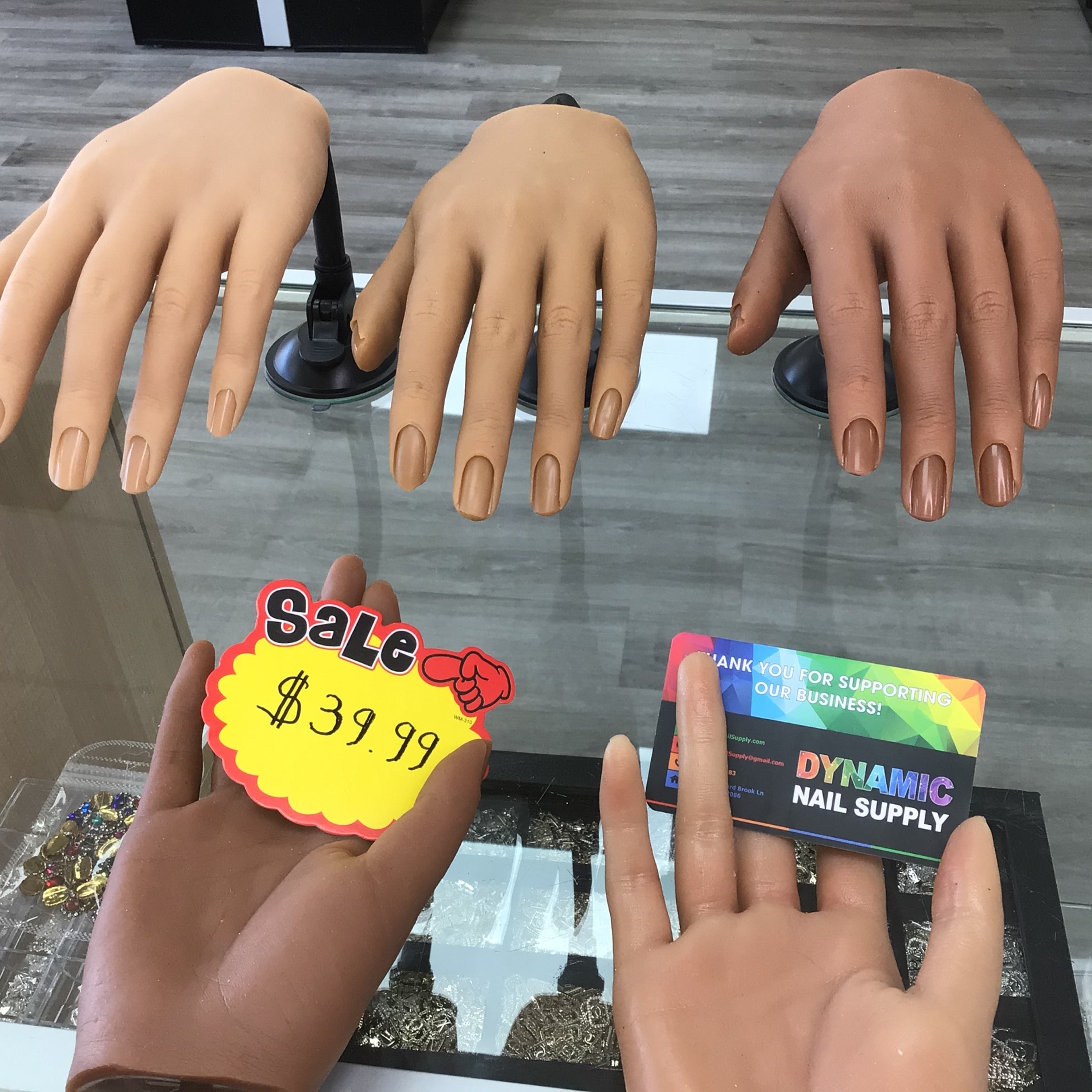 (Flash Sale $39.99) Poseable Silicone Hands and fingers for Practice o ...