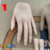 Poseable Silicone Practice Hands and fingers - 6 different skin tones ...