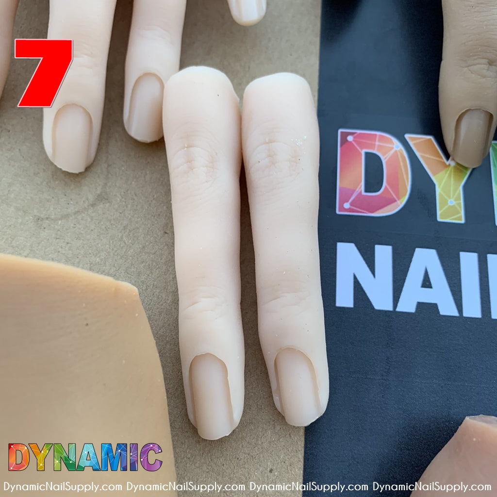 Poseable Silicone Practice Hands and fingers - 6 different skin tones ...