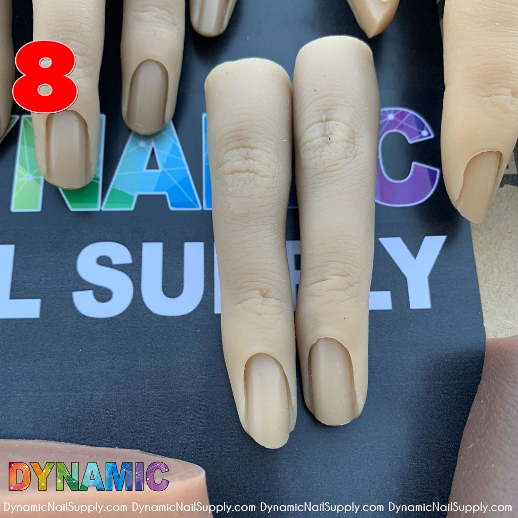 Poseable Silicone Practice Hands and fingers - 6 different skin tones ...