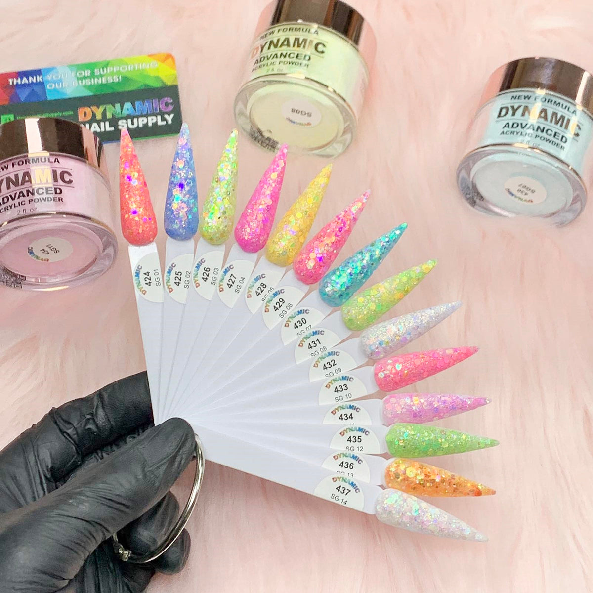 Spring & Summer Pastel Glitter Acrylic Collection – Dynamic Nail Supply