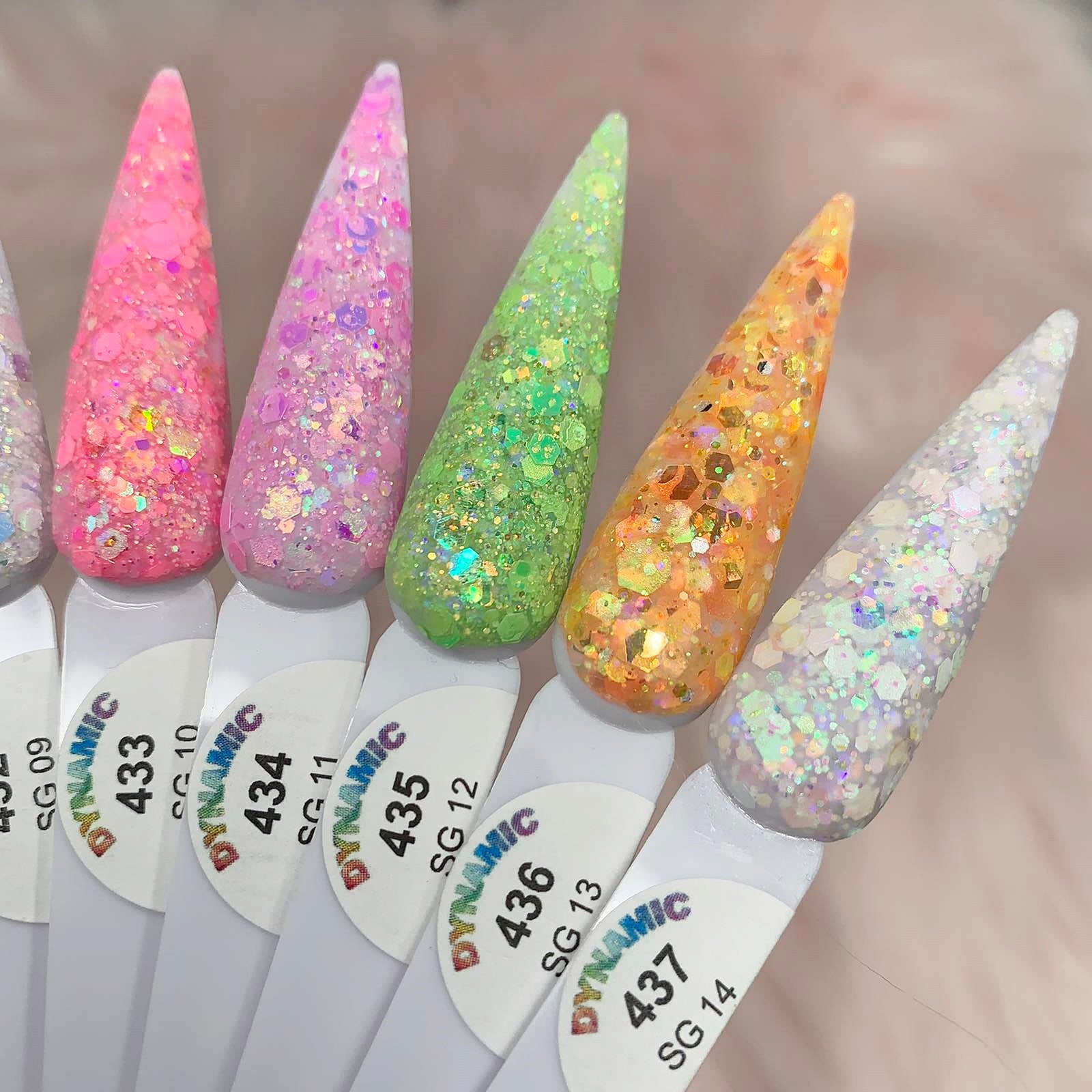 Spring & Summer Pastel Glitter Acrylic Collection – Dynamic Nail Supply