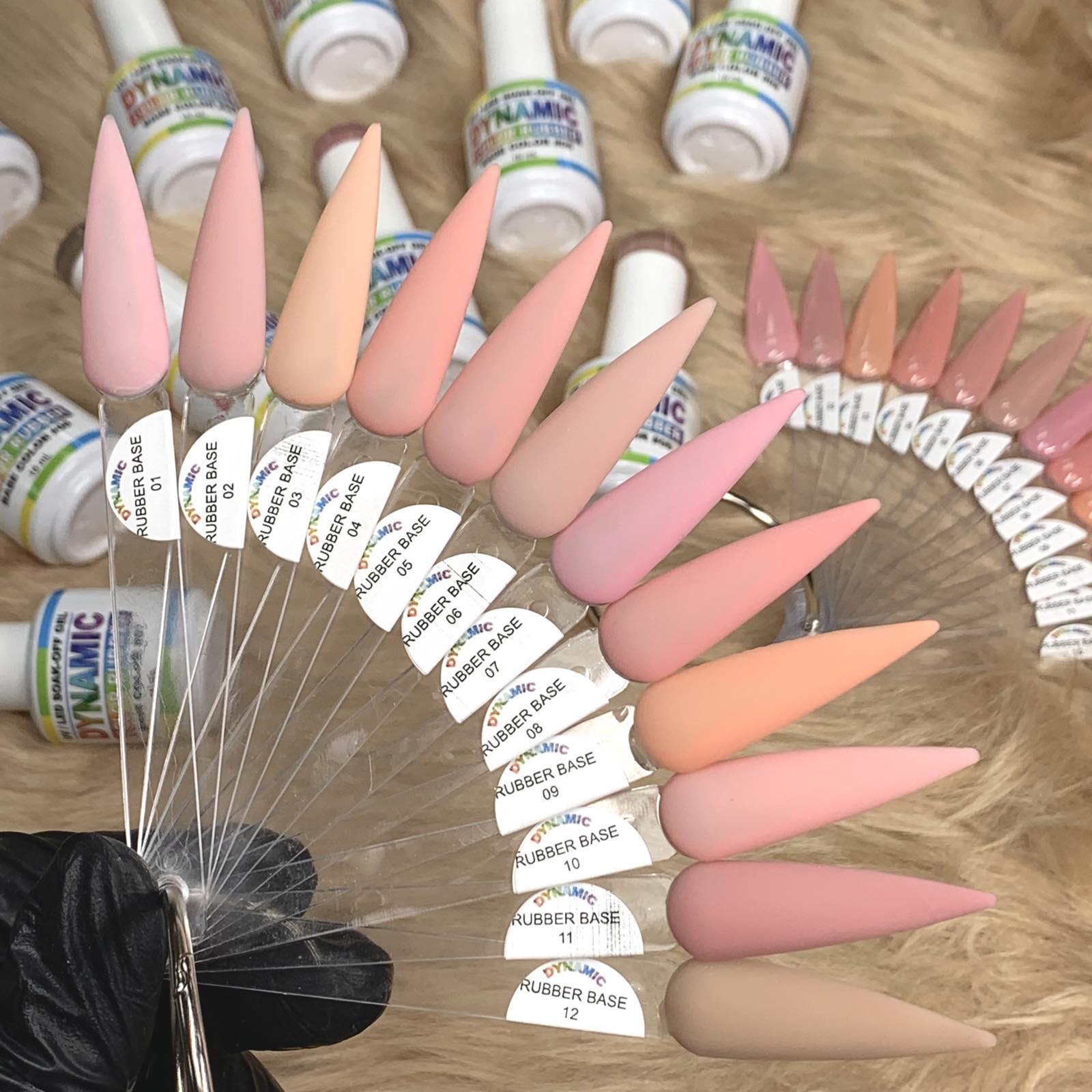 (BIAB) Rubber Base Nude Color Builder Gel Polish Collection From 01 to ...